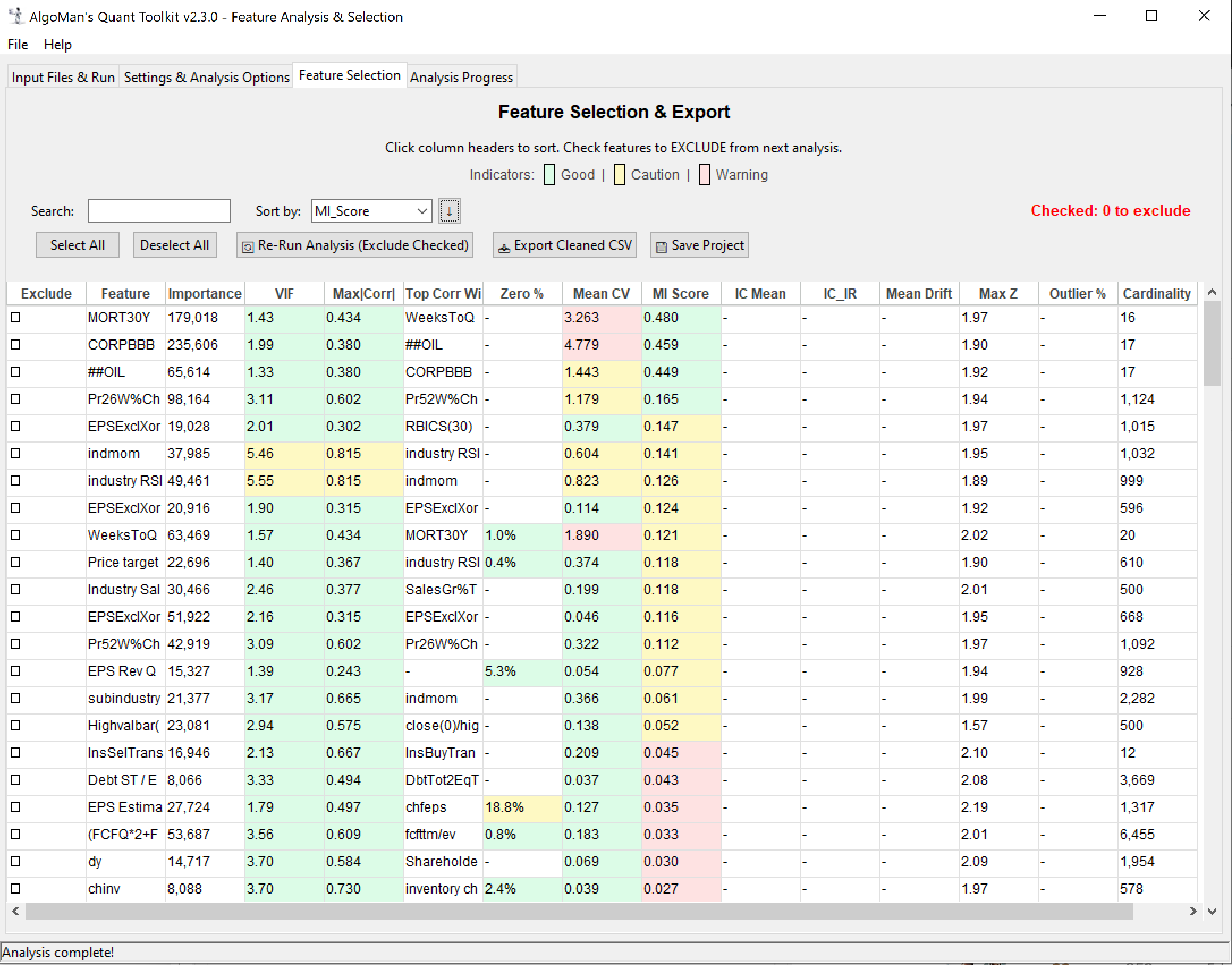 AlgoMan's Quant Toolkit – Advanced Pre-Training Analysis for Tree-Based ...